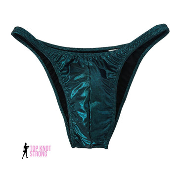 Ready to Ship Posing Trunks – Top Knot Strong